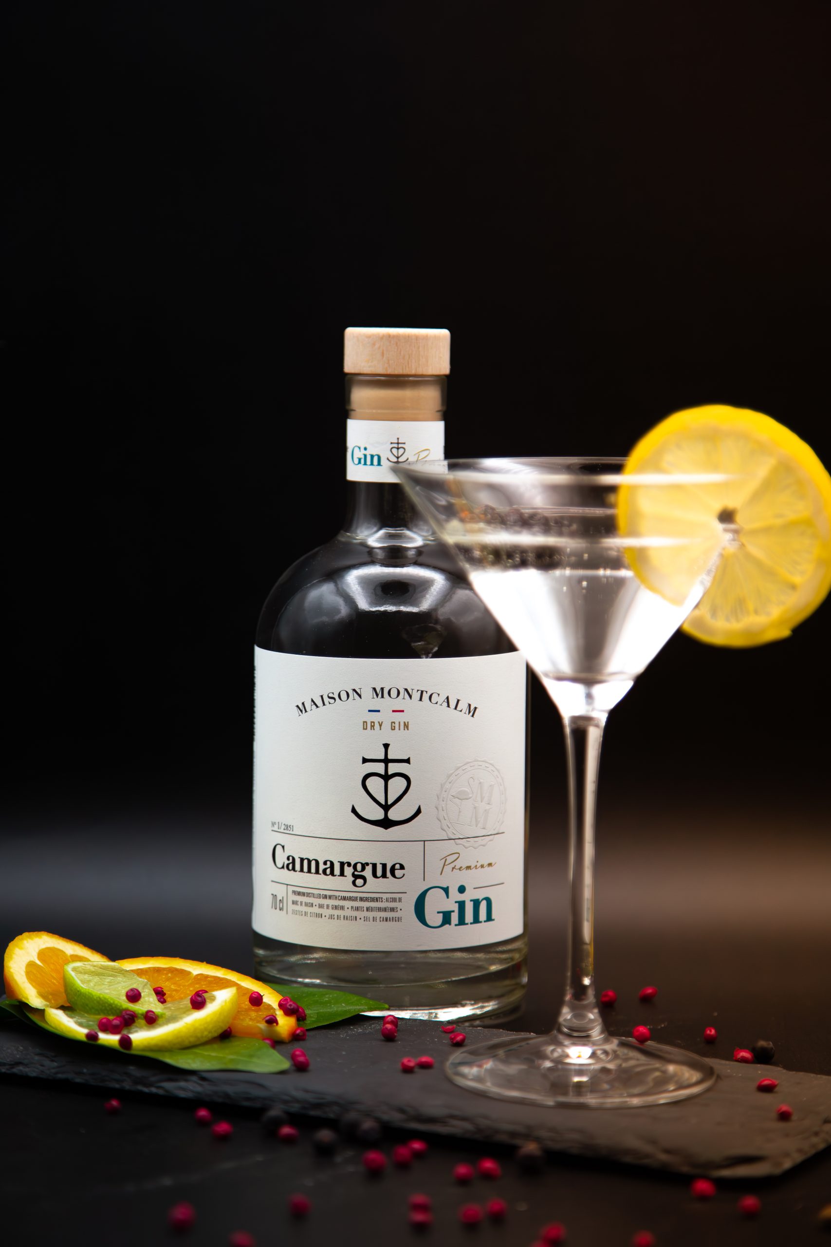 Gin de la Maison Montcalm - Vin des sables - Domaine de Montcalm